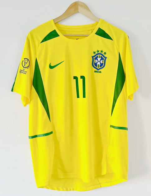 Brazil 2002 Home Retro Jersey – FPTSPORTZ