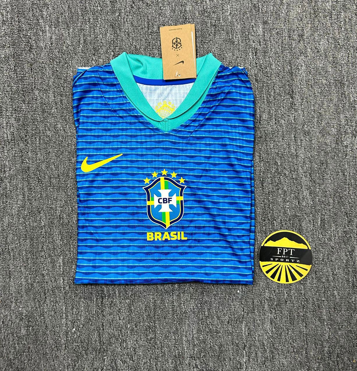 Brazil Away 2024 Standard Issue Kit – FPTSPORTZ