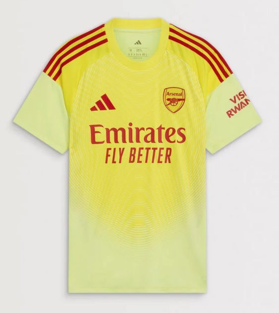 Arsenal GK Yellow 25/26 Standard Kit – FPTSPORTZ